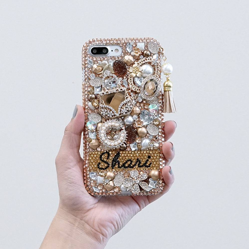 Samsung Galaxy Z Flip Bling Handmade Cases — LuxAddiction.com