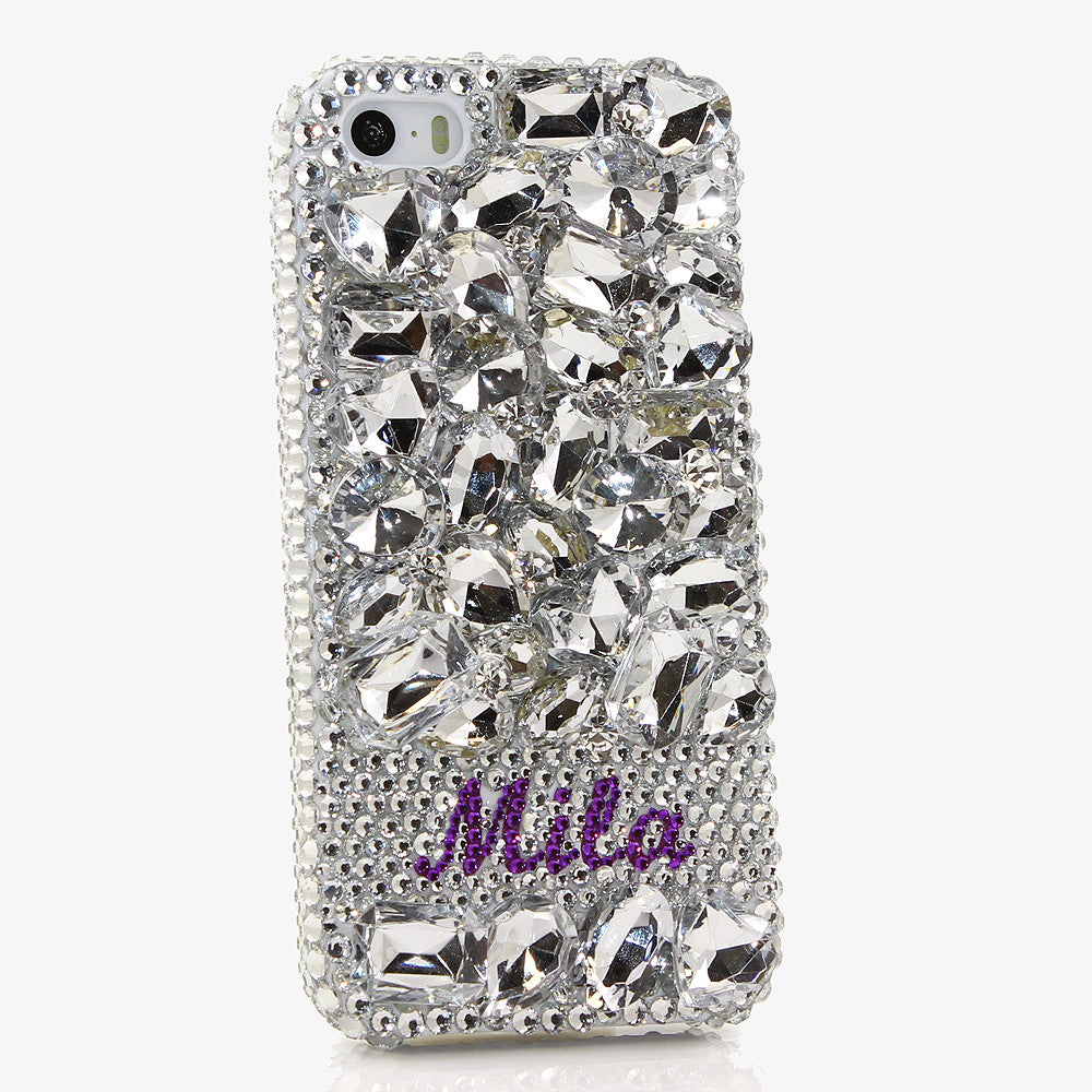 Personalized bling cases handmade with crystals from Swarovski ...