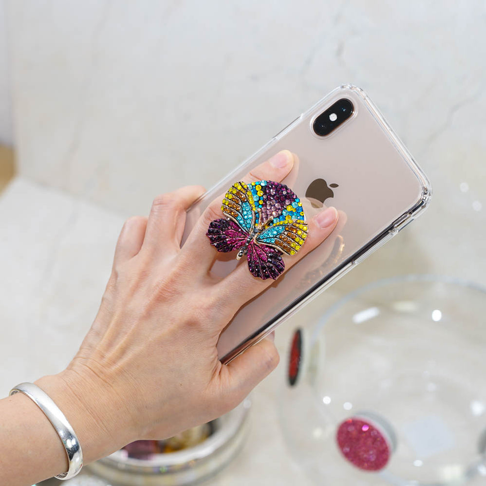Handmade Bling Crystallized PopSockets Popgrip — LuxAddiction.com